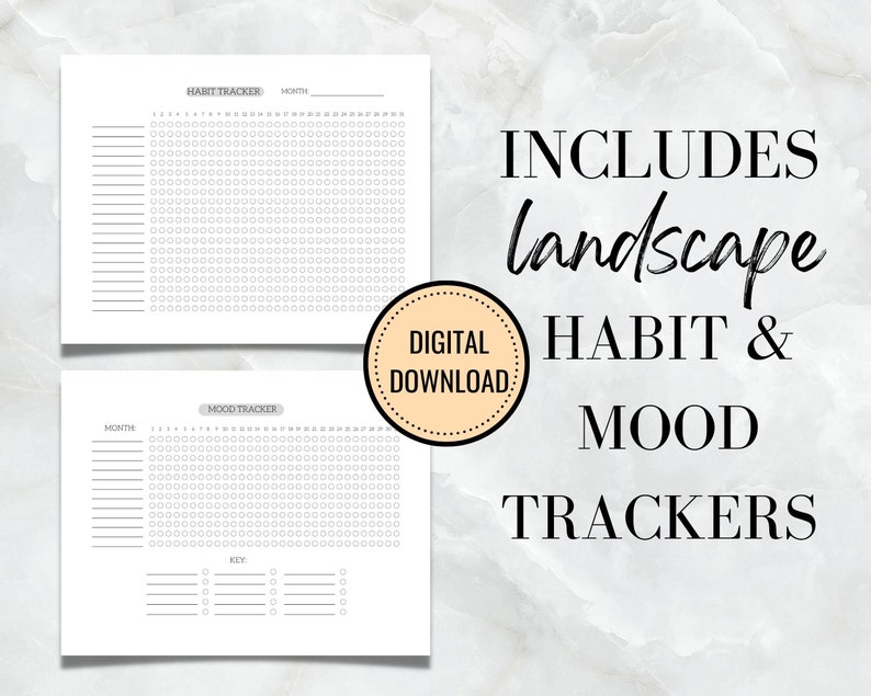 Self-care Mindfulness Printable Planner Tracker, Self Care Checklist ...