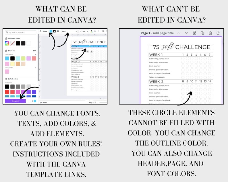 Editable 75 Mom Challenge Printable, 75 Mom Tracker, 75 Mom Printable ...
