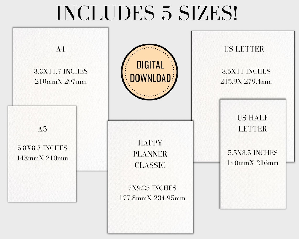 75 Day Challenge Bundle Printable 75 Day Tracker 75 - Etsy