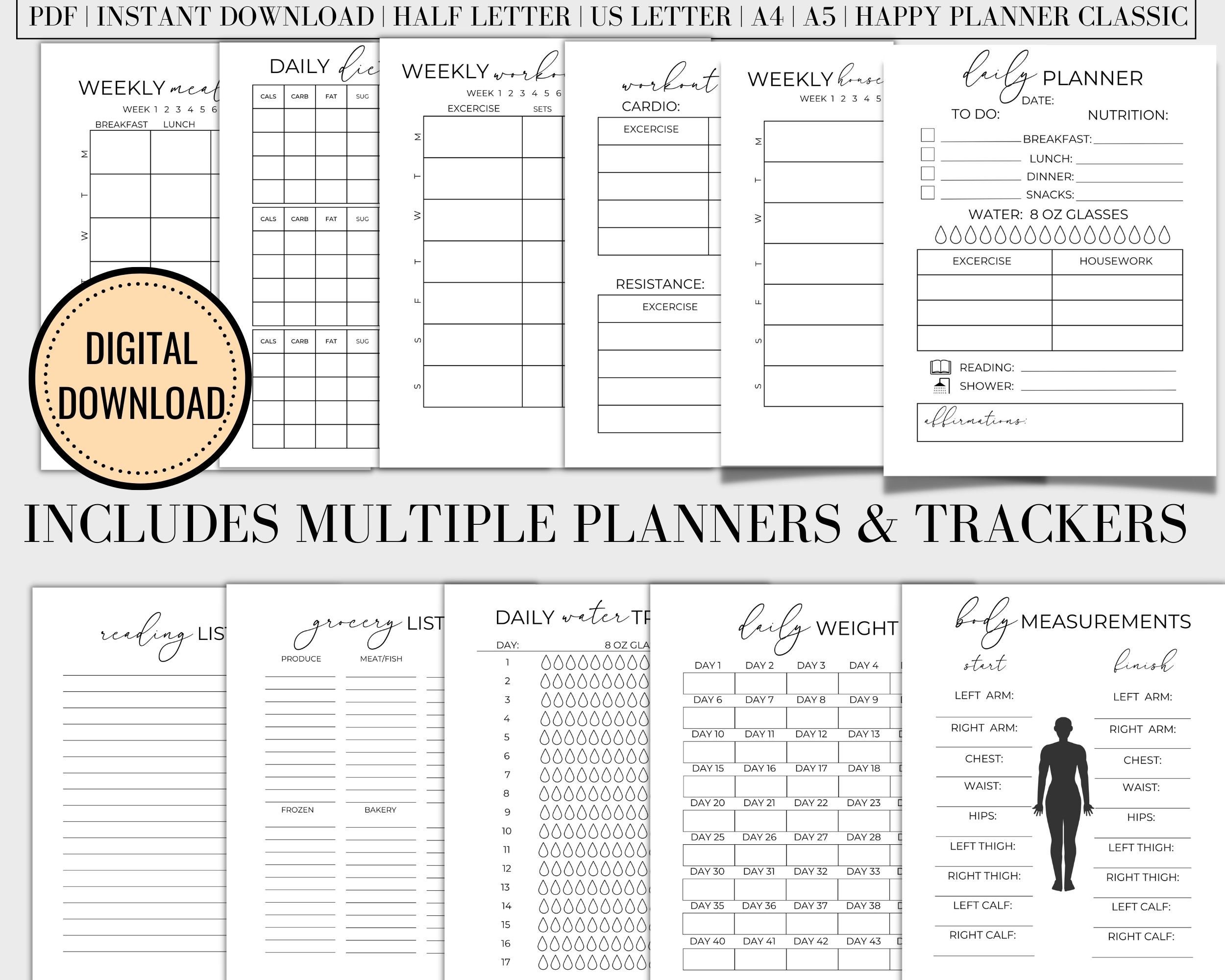 75 Mom Challenge Printable Bundle, 75 Mom Tracker, 75 Mom Printable, 75 ...