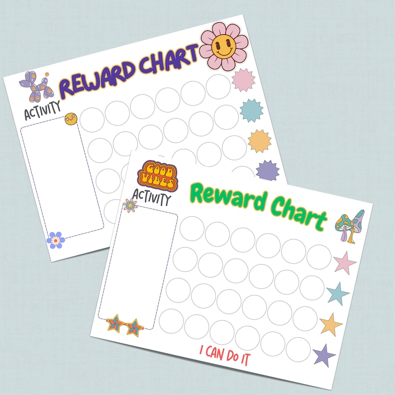 Reward Charts for Motivating Kids Printable Reward Charts Preschool ...