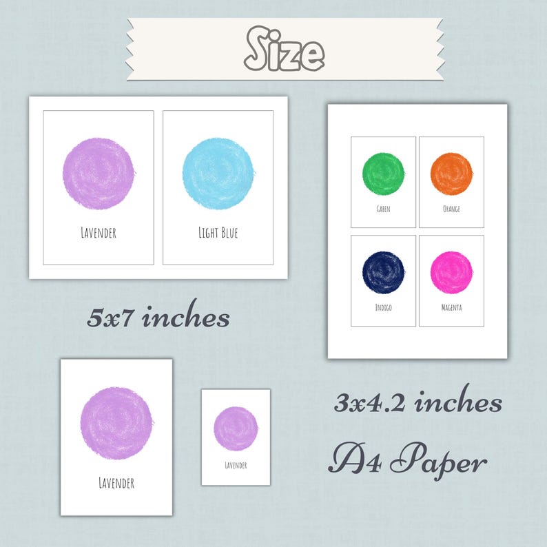 16 Crayon Color Flashcards Printable Montessori Cards Crayon Color ...