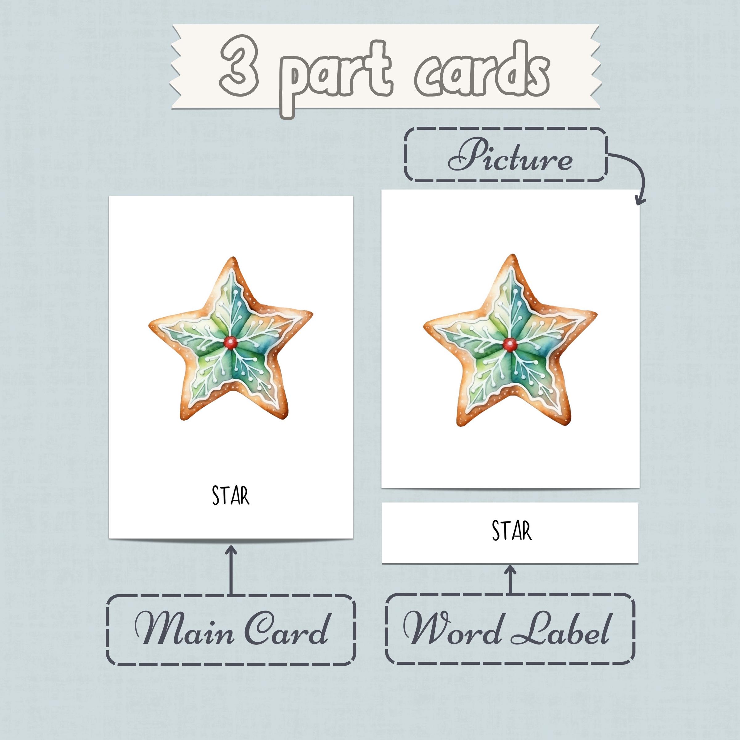 10 Shape Flashcards Printable Shape Cookies Montessori Shape Cards ...