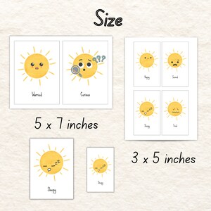 Emotions Flash Cards, Printable Card Emotions, Colorful Feelings Cards ...