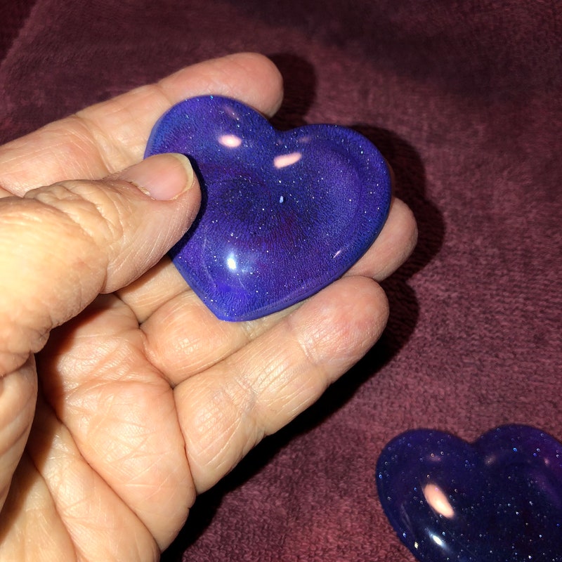 Resin Heart - Etsy