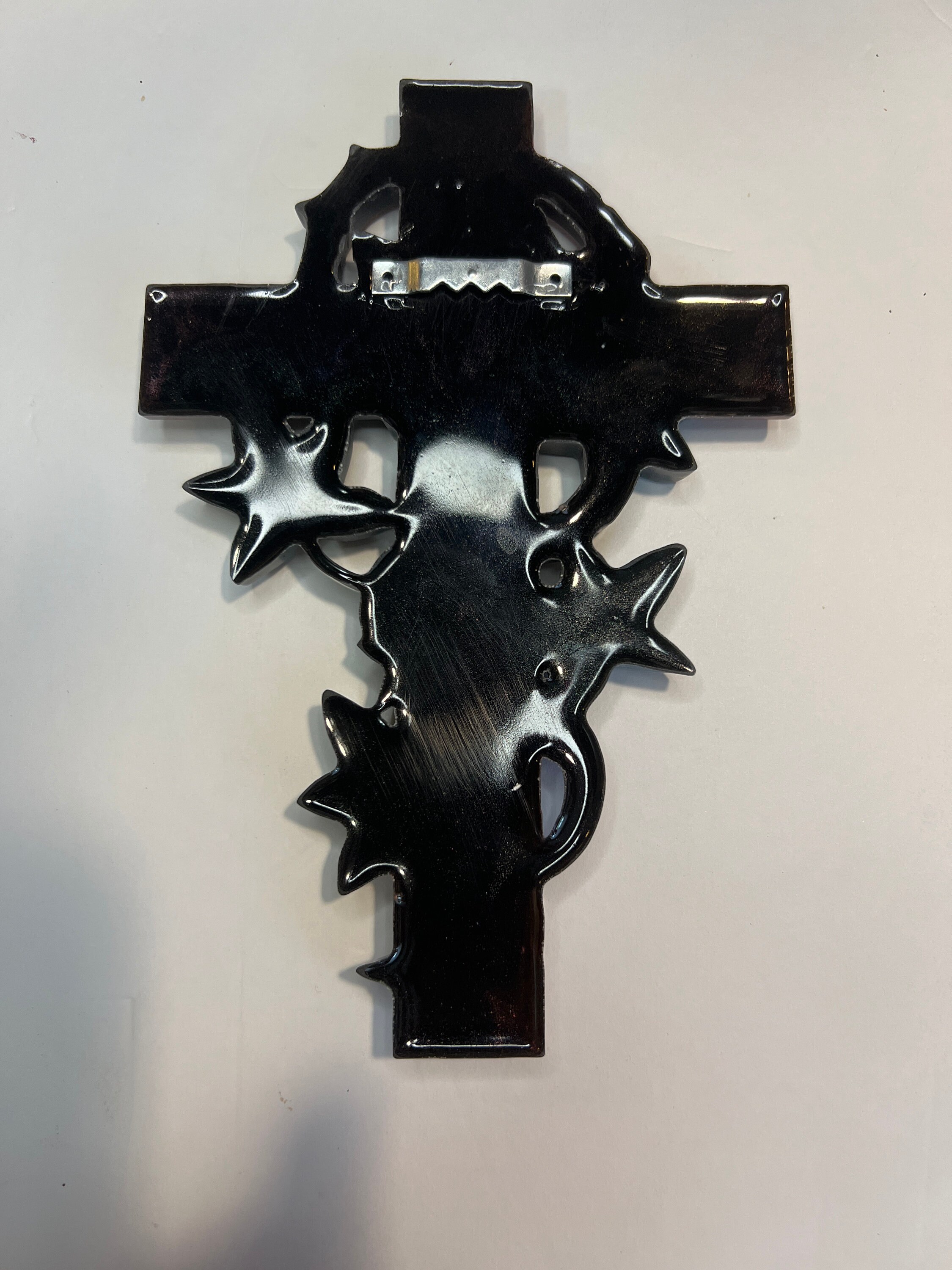 Cross With Ivy and Purple Sash Resin Cross Wall Hanging - Etsy