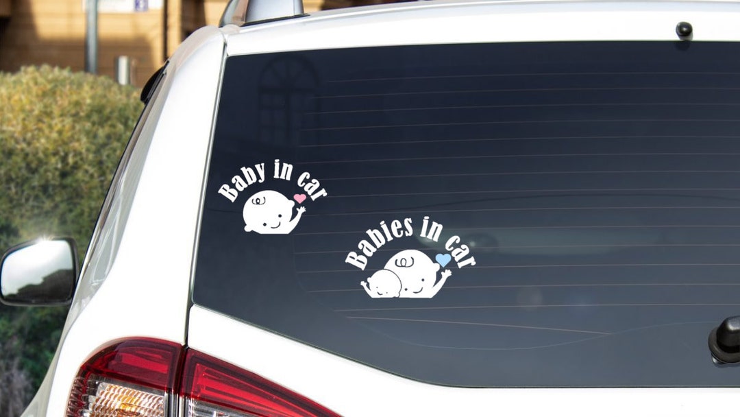 Baby in Car/ Babies in Car Vinyl , Car Sticker - Etsy