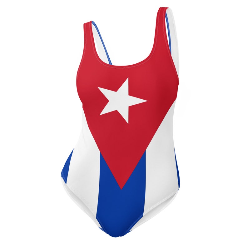 Cuban Flag One-piece Swimsuit Cuban Goddess Swimsuit Miami - Etsy