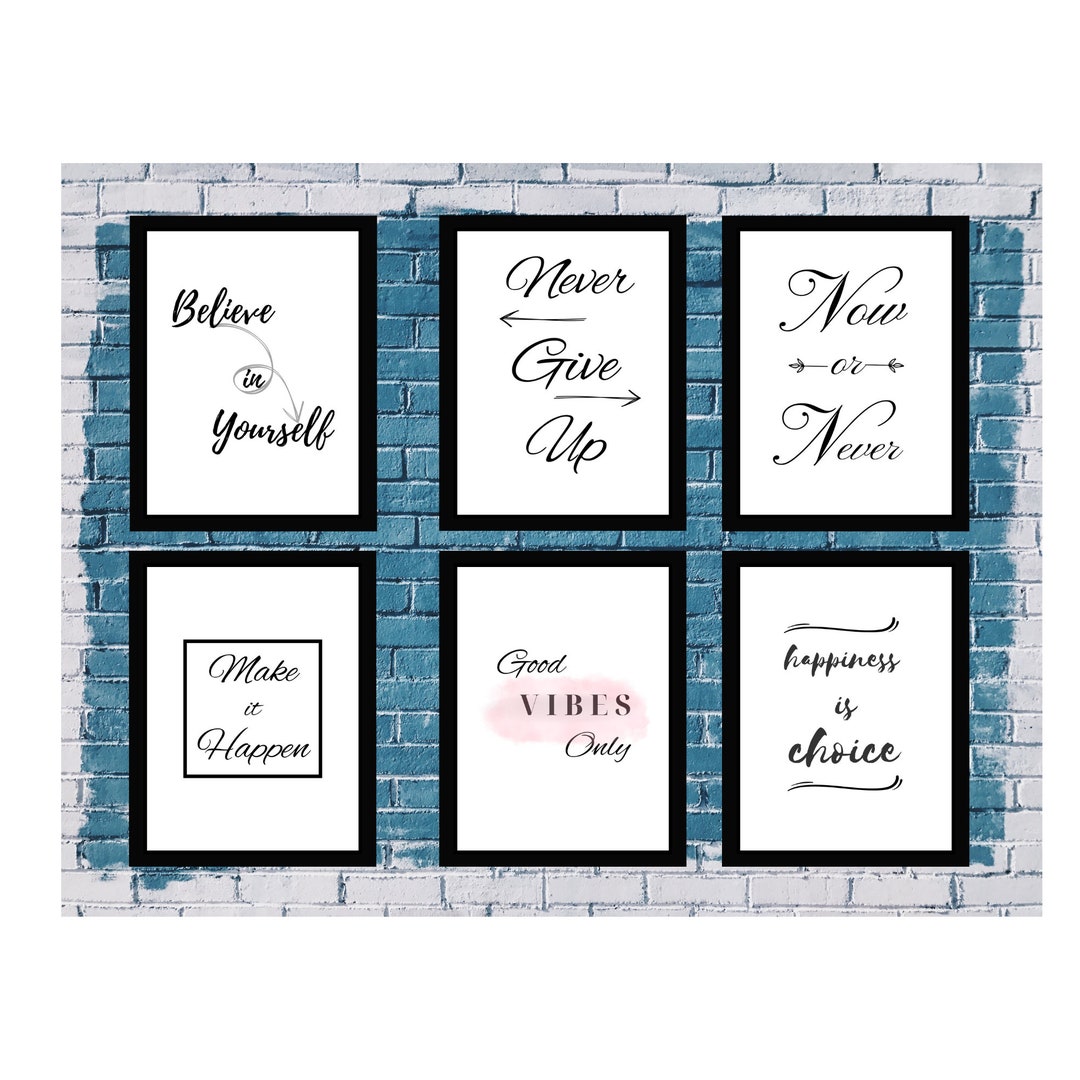 Inspirational Quotes Motivational Quotes Printable Set of 10 Printable ...