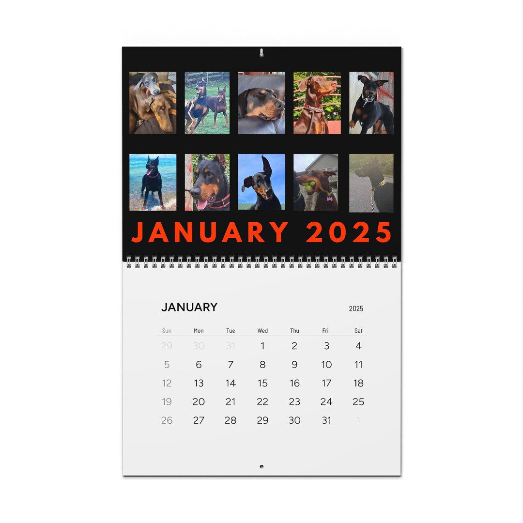 Doberman DTT 7TH Edition Wall Calendars 2025 - Etsy