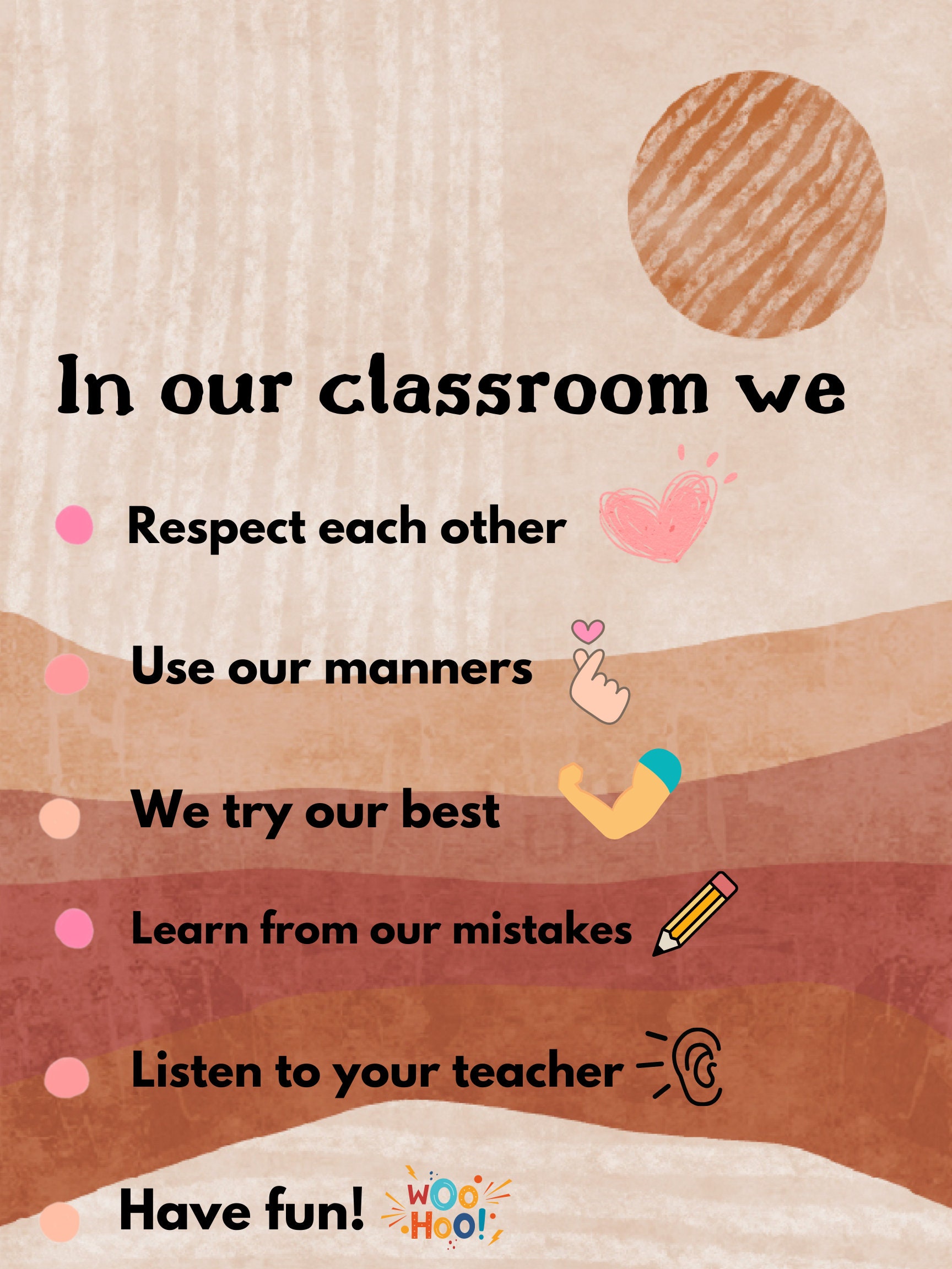 Inspirational Classroom Poster - Etsy