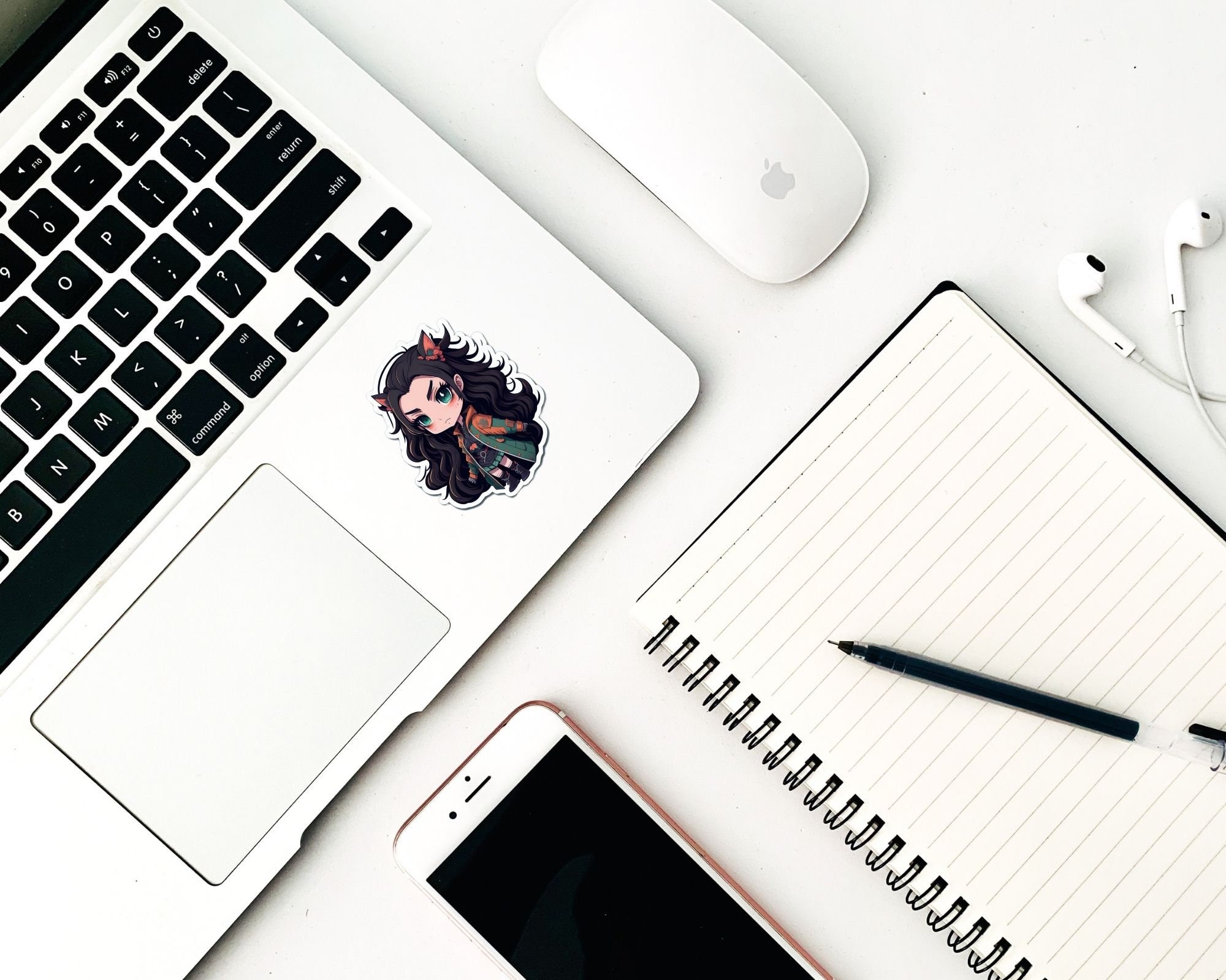 Adorable Demon Girl Stickers Sticker Png-bundle Cute Demon - Etsy