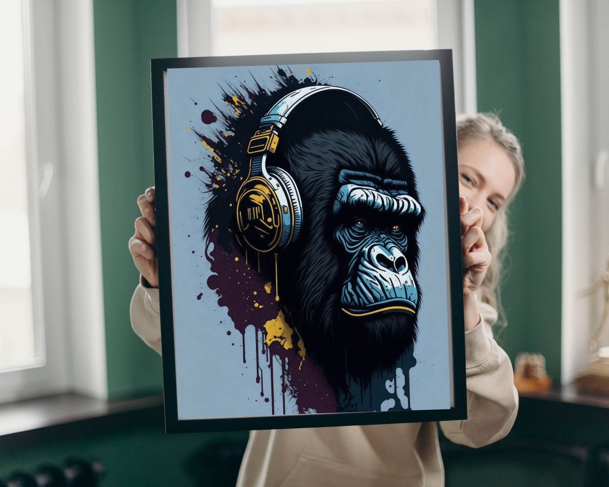 Animal Splash Art Bundle, Splash Art, Wall Art, AI Art, Digital ...