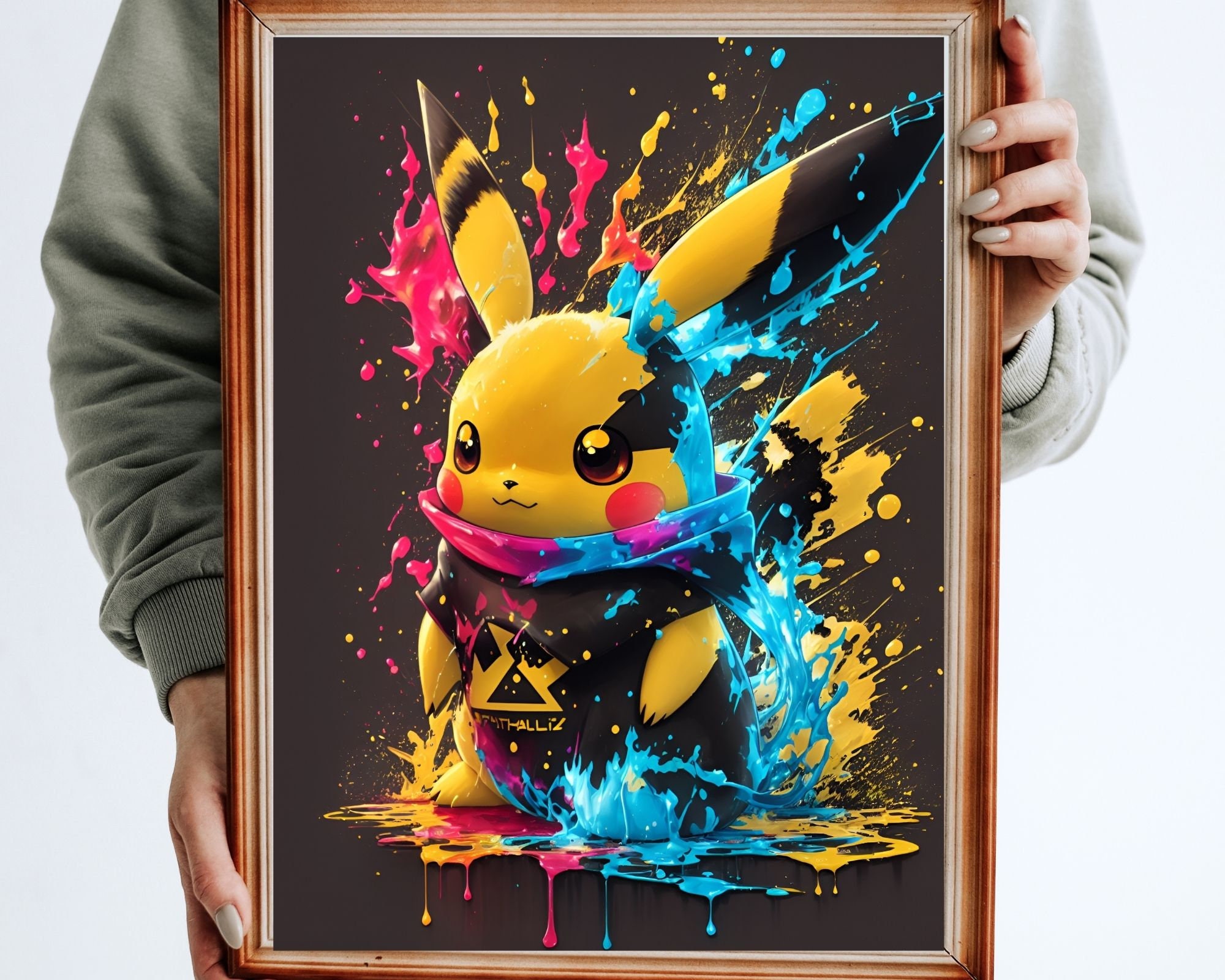 Animal Splash Art Bundle, Splash Art, Wall Art, AI Art, Digital ...