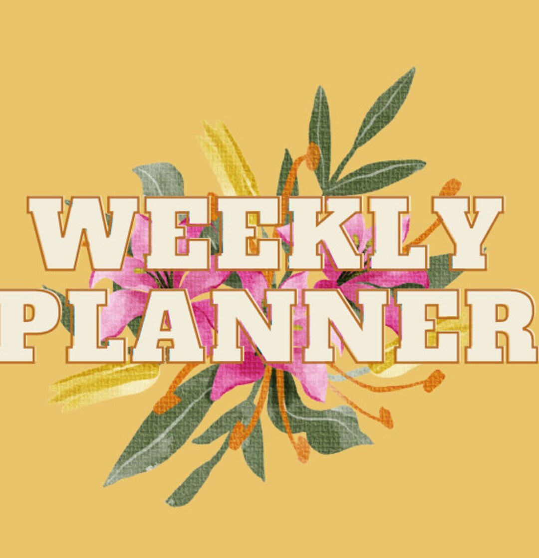 Weekly Digital Planner Printable PDF And Google Drive Etsy