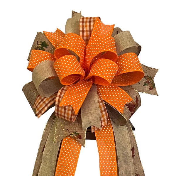 Fall Wreath Bow - Etsy