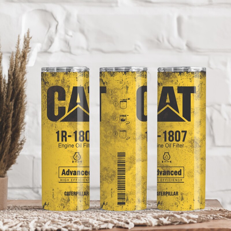 Cat Oil Filter Tumbler - Etsy