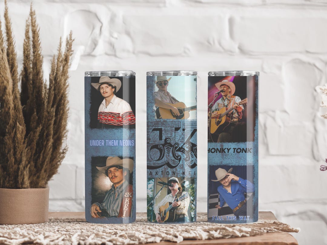20oz Braxton Keith EXCLUSIVE Tumbler, Country Music Tumblers, Western ...
