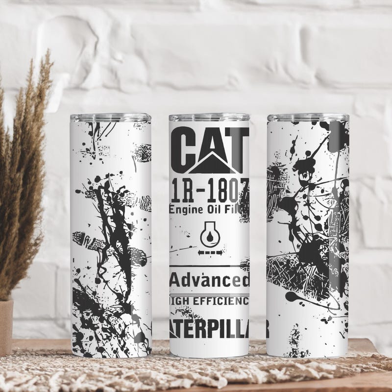 Cat Oil Filter Tumbler - Etsy