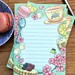 Spring Tea Party Notepad | Notepad 50 Pages | 4 X 5.5 Inches | Shopping ...
