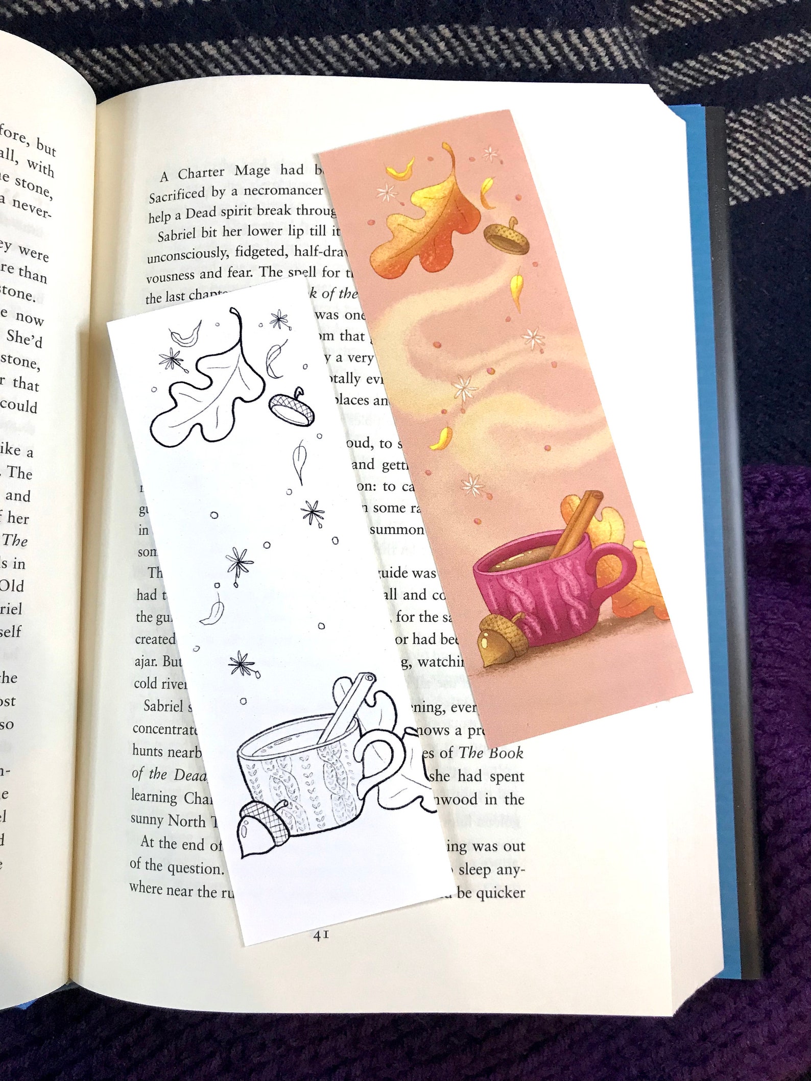 Illustrated Bookmarks | Digital Download | Printable Bookmarks ...