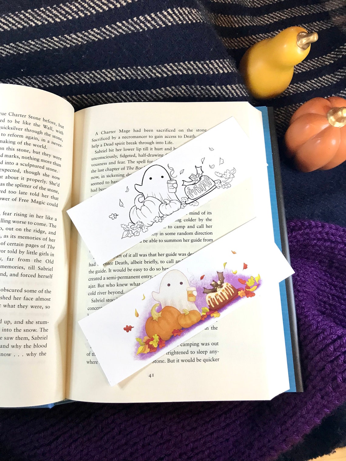 Illustrated Bookmarks | Digital Download | Printable Bookmarks ...