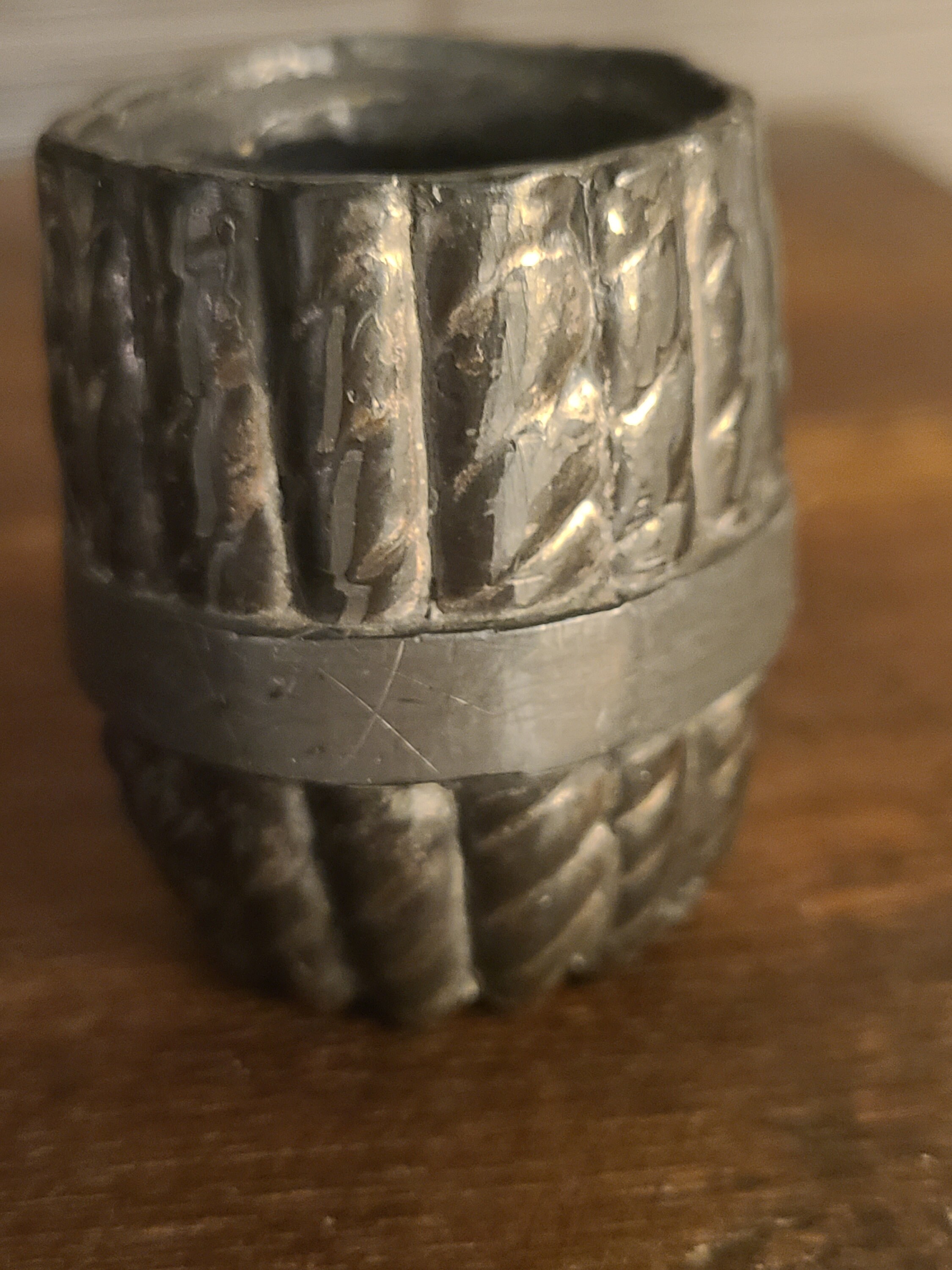 Lead Crafted 1700's Small Pewter Container - Etsy