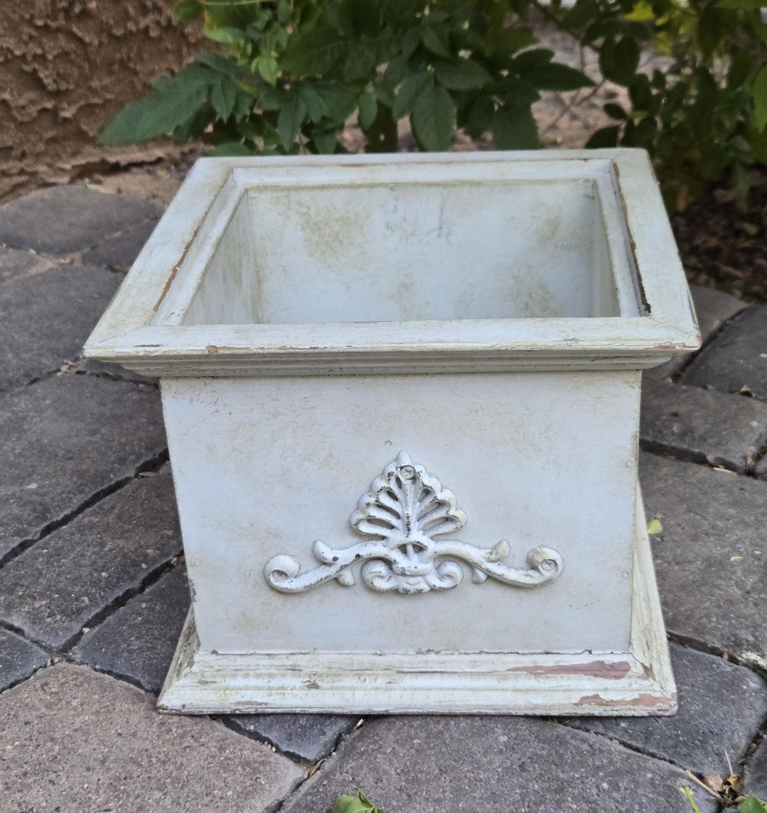 Aged Vintage Wooden Planter Box - Etsy