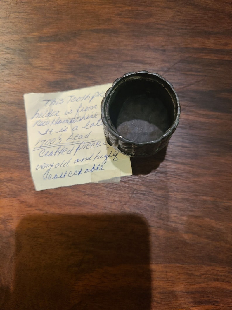 Pewter Small Container 1700's - Etsy