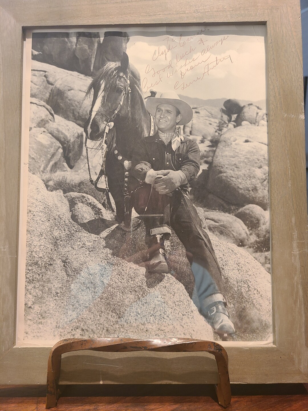 Gene Autry Autographed Photograph Authentic - Etsy