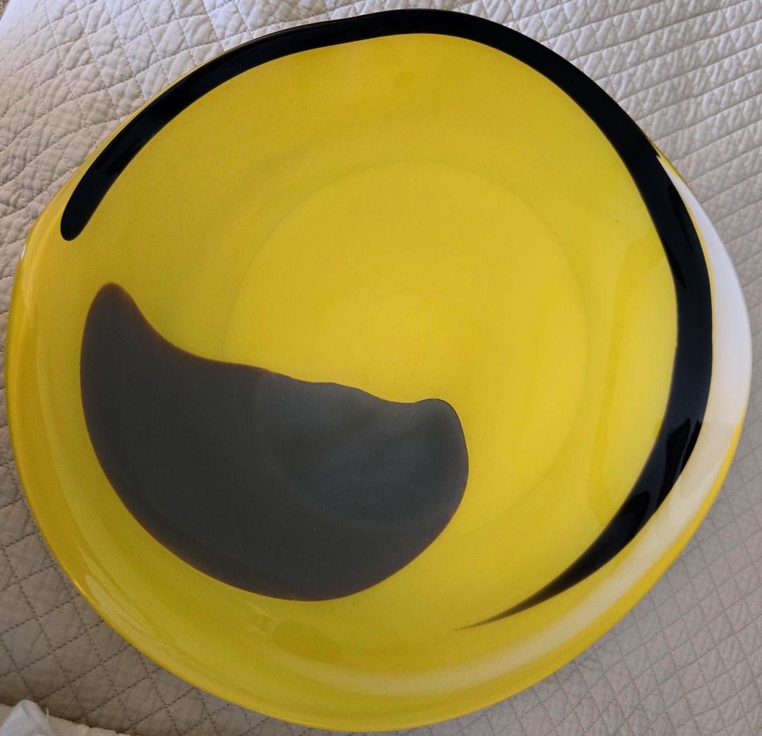 Kato Kogei Japan Kaneaki Fujimori Art Glass Platter - Etsy
