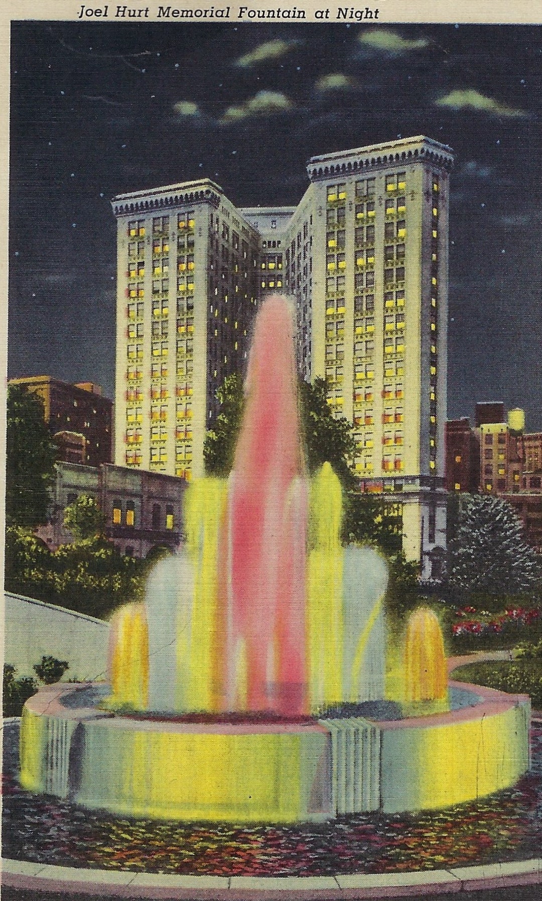 SIX PRINTS of Atlanta, Georgia - 1940's Lithograph Prints/postcards - Etsy