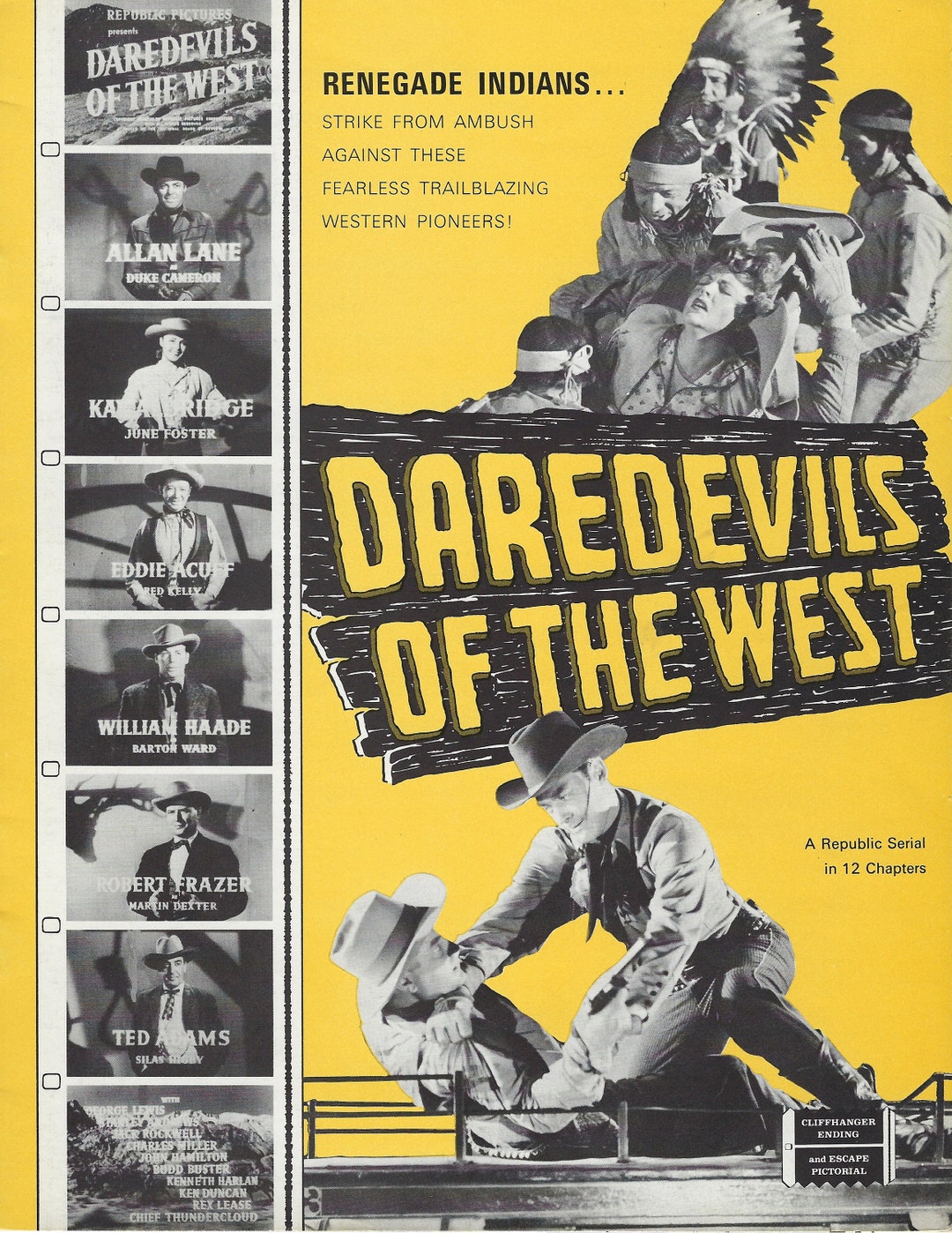 Daredevils of the West, Detailed Preview in 12 Chapters, A Republic ...