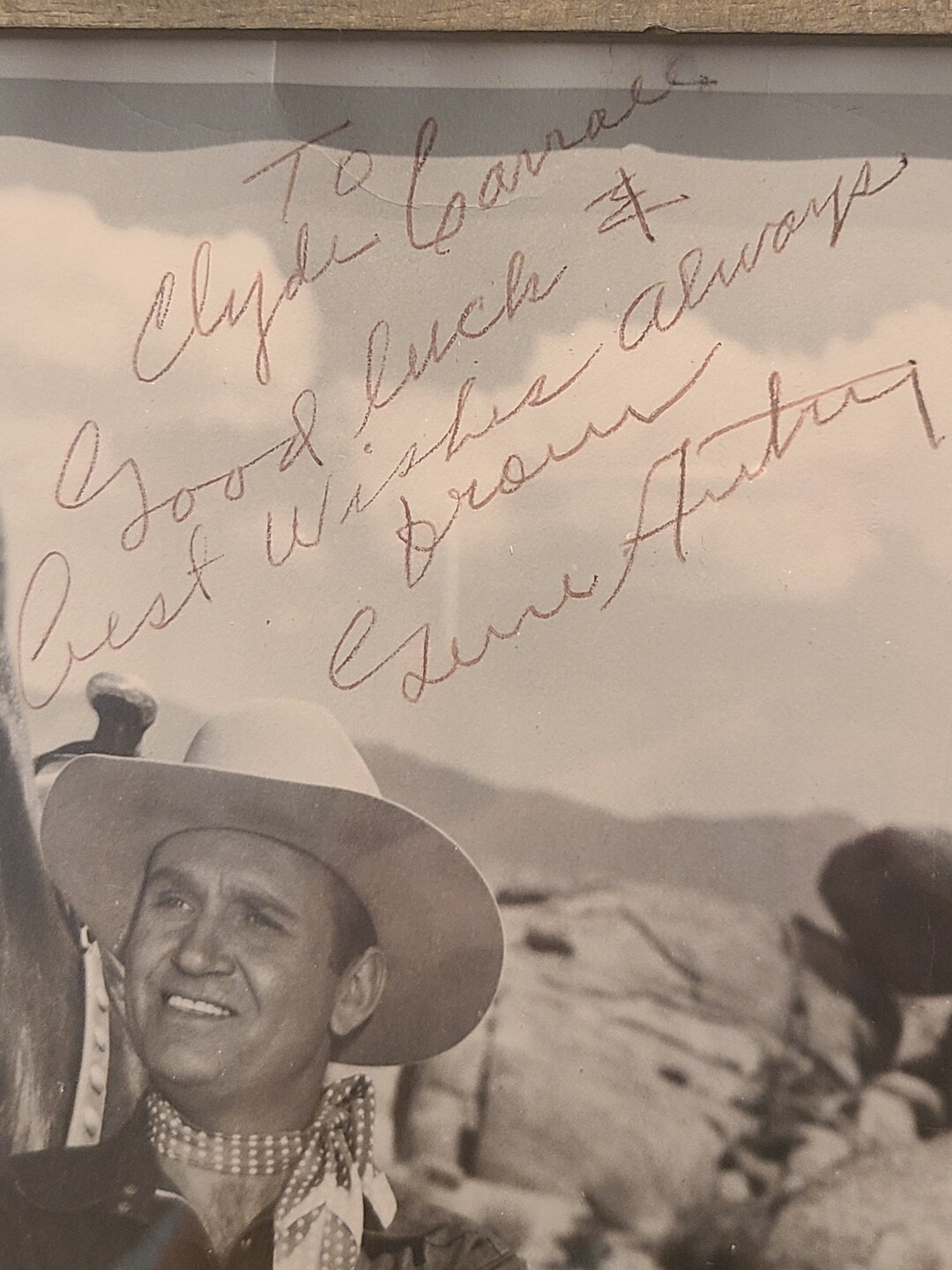Gene Autry Autographed Photograph Authentic - Etsy