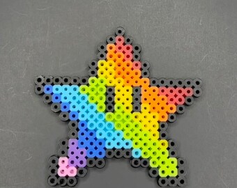 Mario Star Perler - Etsy