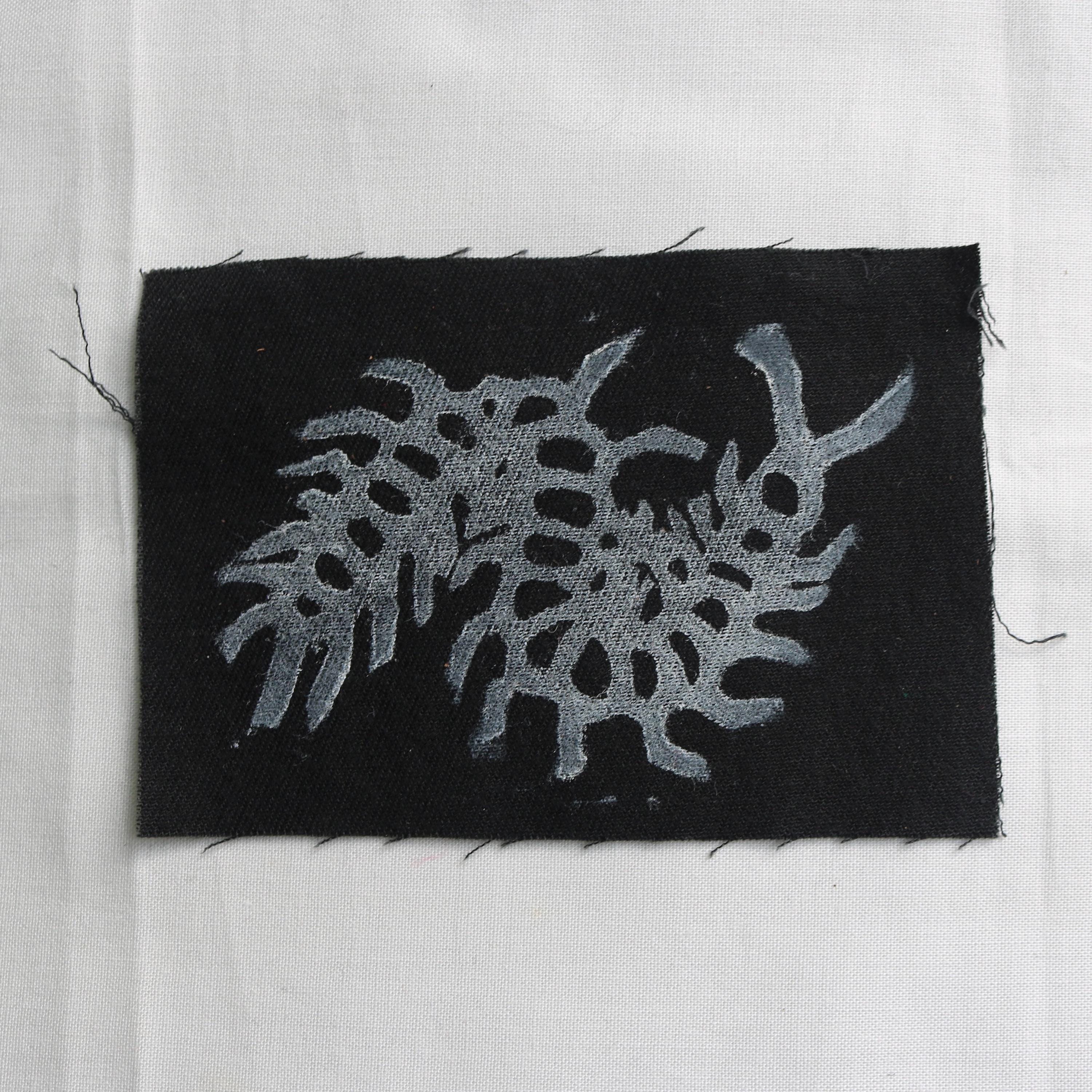 Centipede Patch - Linocut Sew on Punk Patches - Etsy