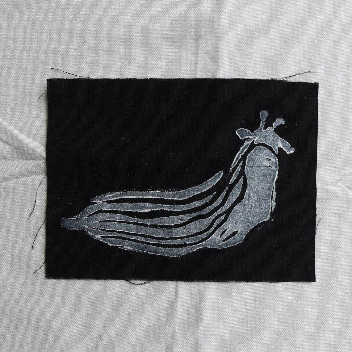Slug Patch - Linocut Sew-on Animal Patch - Etsy