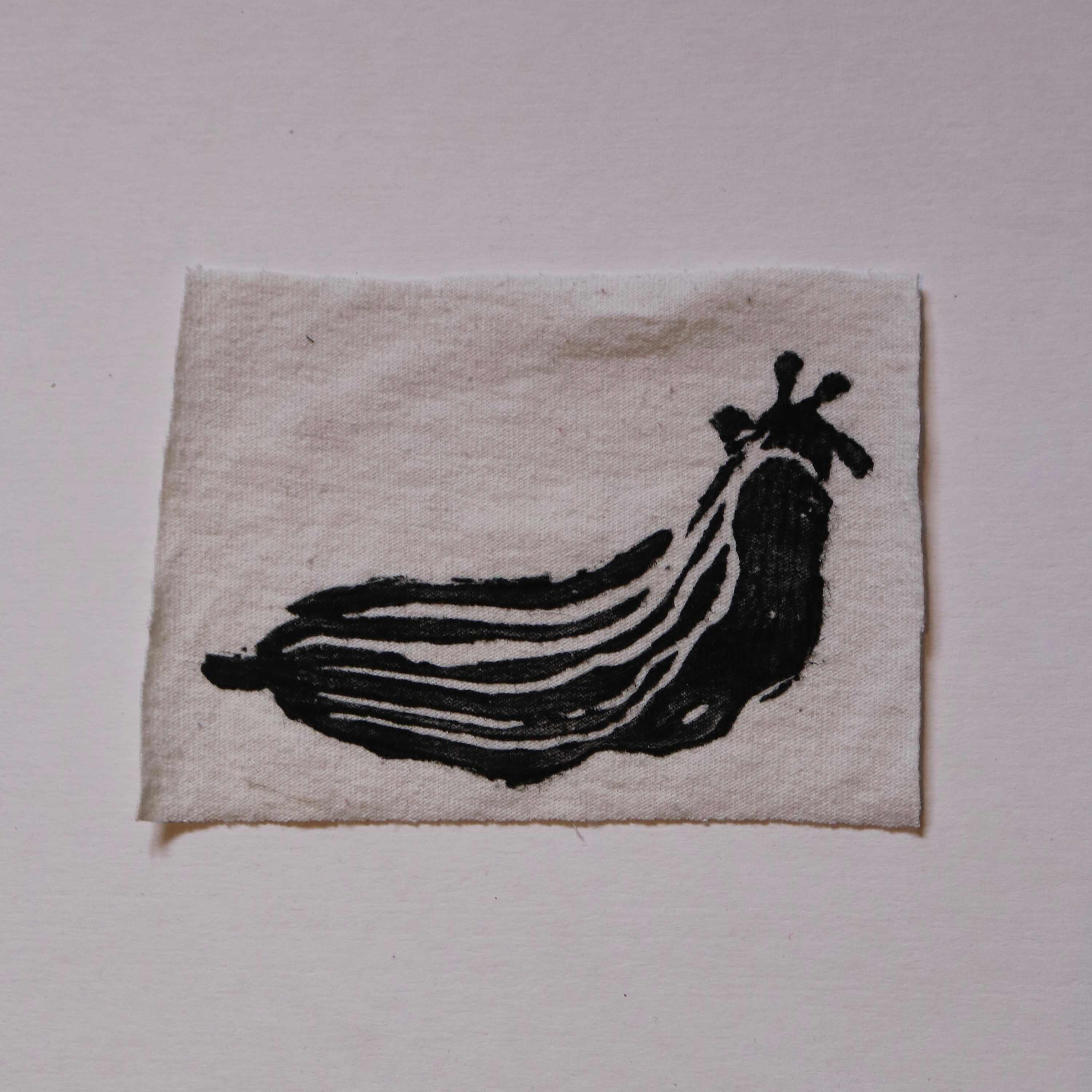Slug Patch Linocut Sew-on Animal Patch - Etsy