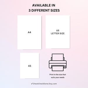 Weekly Planner, Weekly Schedule, Printable Planner, A4/a5/letter ...