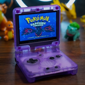 Nintendo GBA SP IPS V5 Upgraded Display 15 Lvl Brightness W/1000 Mah ...