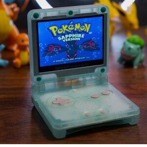 Nintendo GBA SP IPS V5 Upgraded Display 15 Lvl Brightness W/1000 Mah ...