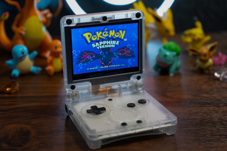 Nintendo GBA SP IPS V5 Upgraded Display 15 Lvl Brightness W/1000 Mah ...