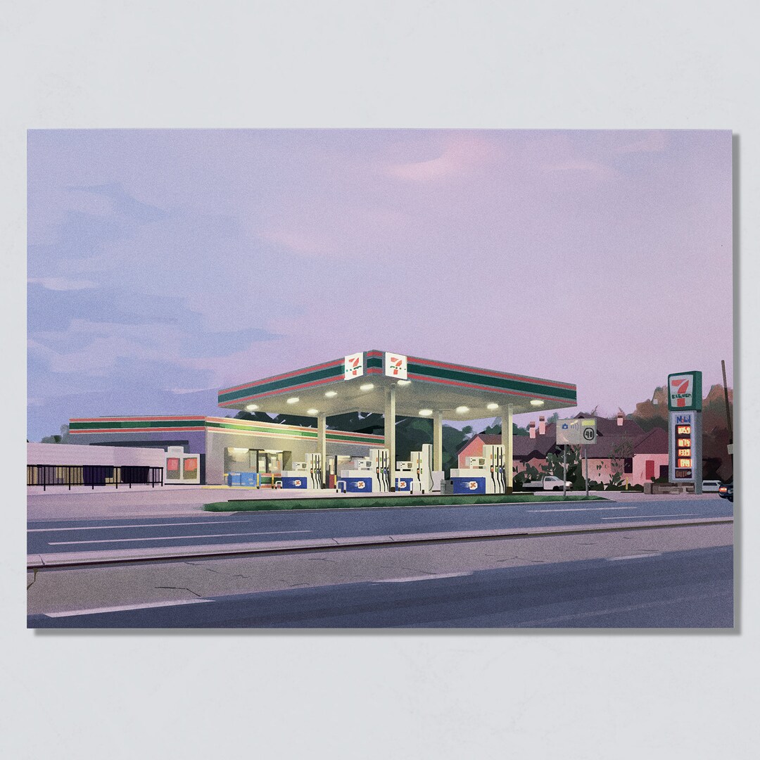 7eleven, Landscape Art Print - Etsy