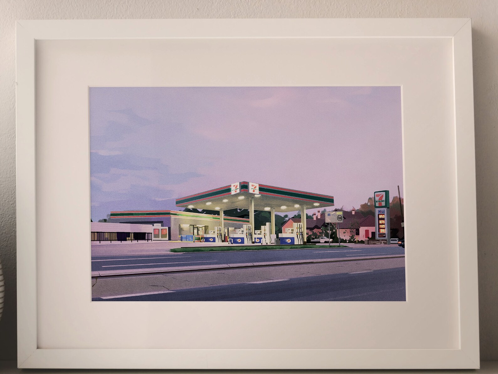 7eleven, Landscape Art Print - Etsy