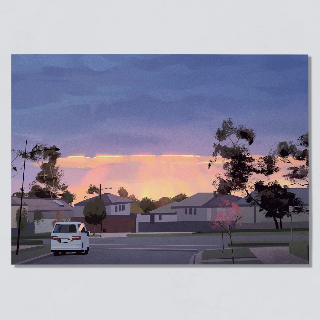 God Rays, Landscape Art Print - Etsy