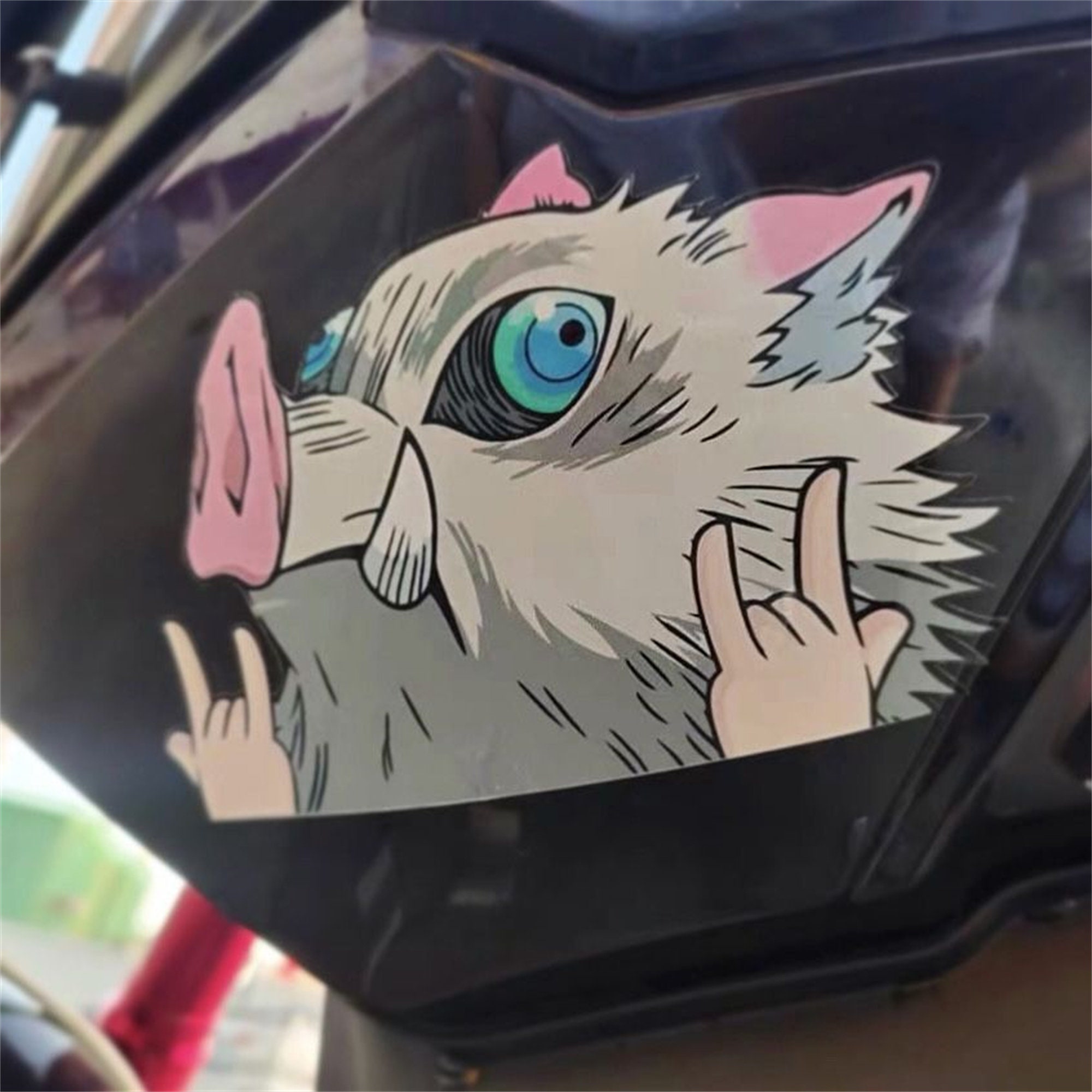 Demon Style Anime Livery Anime Car Sticker Car Decals Car - Etsy