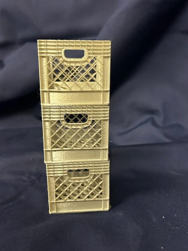 Mini Milk Crates for Dollhouses, Dioramas, Hobbies Ect. NOW STACKABLE ...