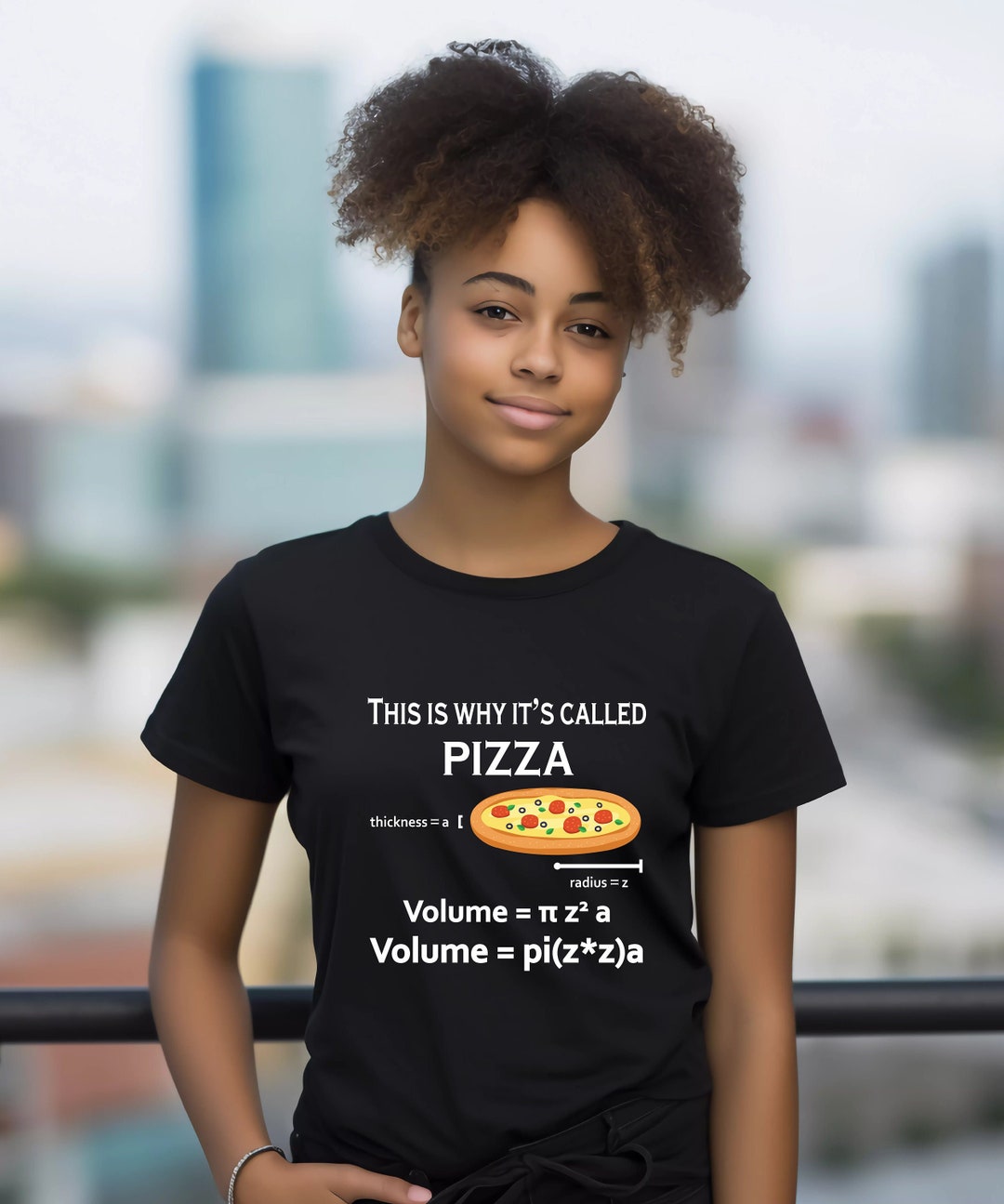 That's Why Its Called Pizza T-shirt; Funny Math Pizza Shirt ...