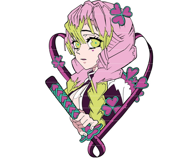 Vector Anime Demon SVG Layered / Pdf / PNG / Ai Editable / Studio 3 ...