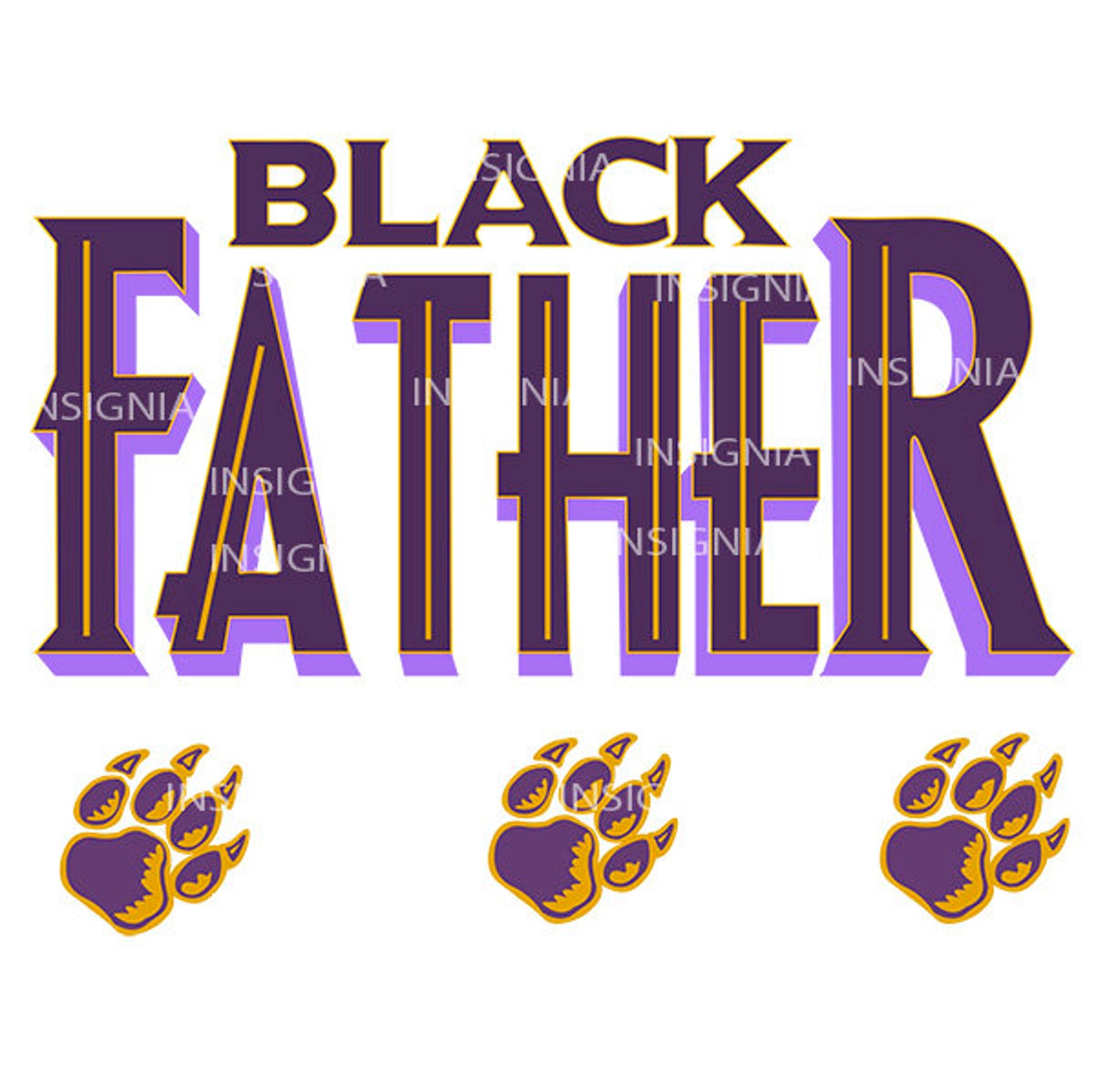 Svg Black Father Vector Png Ai Svg Pdf Digital Dile Fathers Day - Etsy